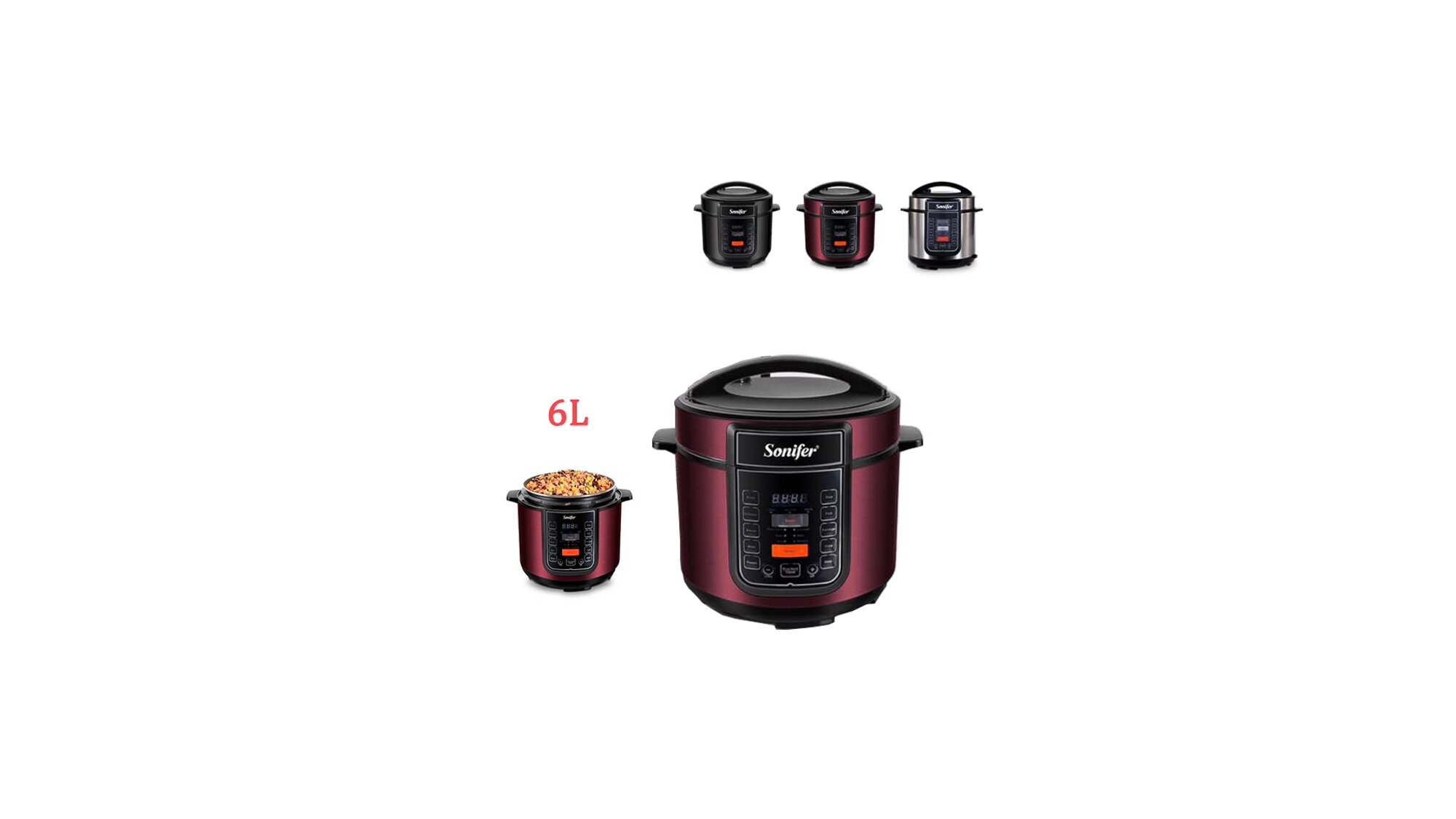 Blunavi - SONIFER TENXHERE MULTICOOKER 6 LT 1000W SF-4020 1COPE